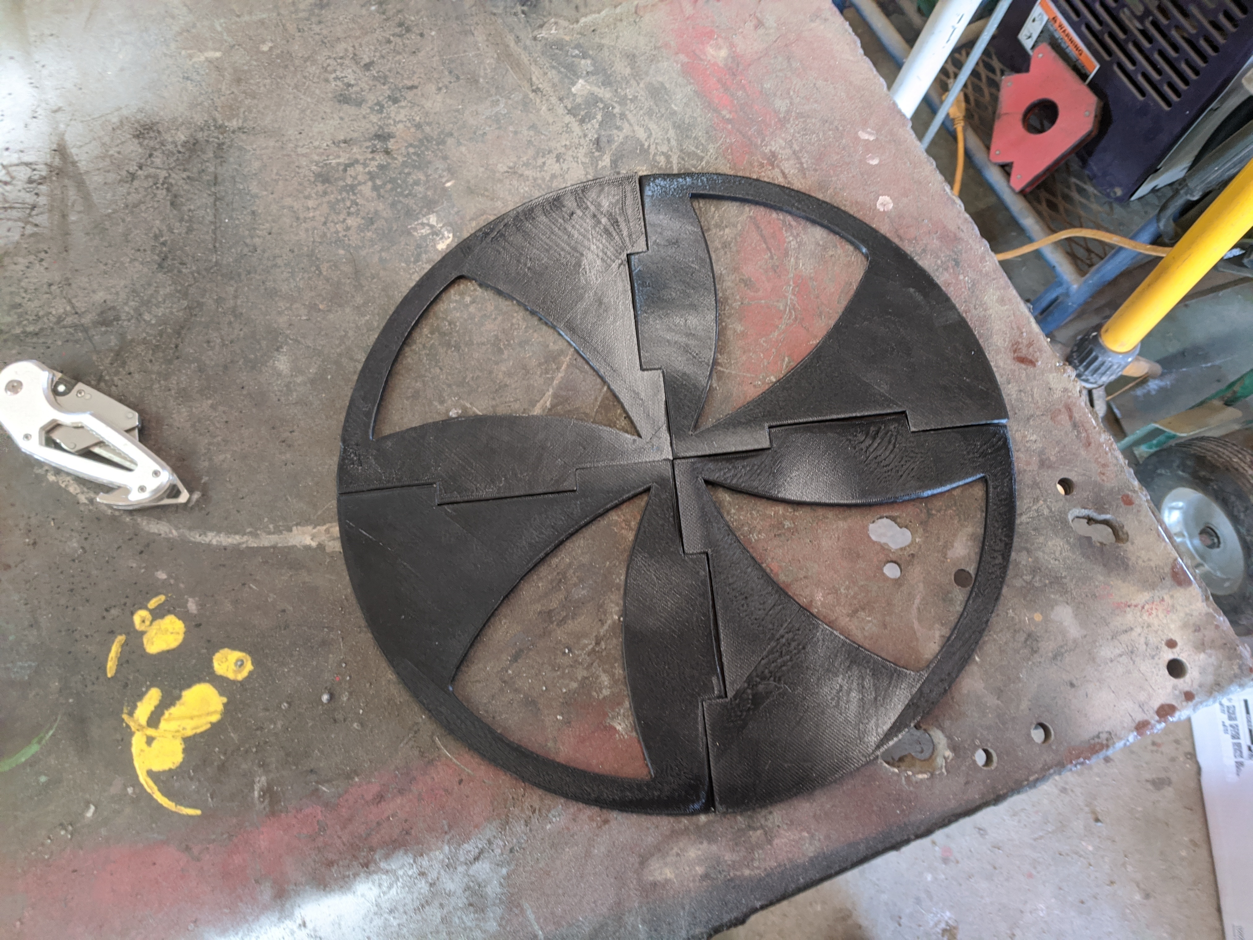 🎄 Estêncil gigante de 12 polegadas e 4 partes de rebuçados de hortelã ...