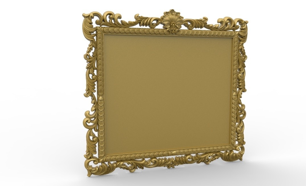 🪞 Mirror frame renaissance art・Free STL File for ・Cults