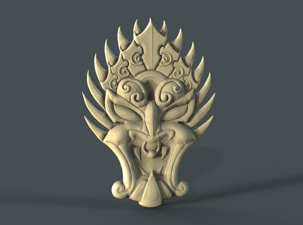 Free STL file mask devil cnc art 😈 ・3D printer model to download・Cults