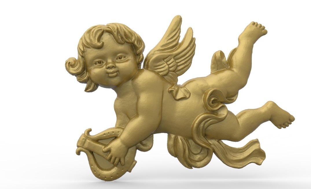 Free STL file Angel little art 👼 ・Object to download and to 3D print・Cults