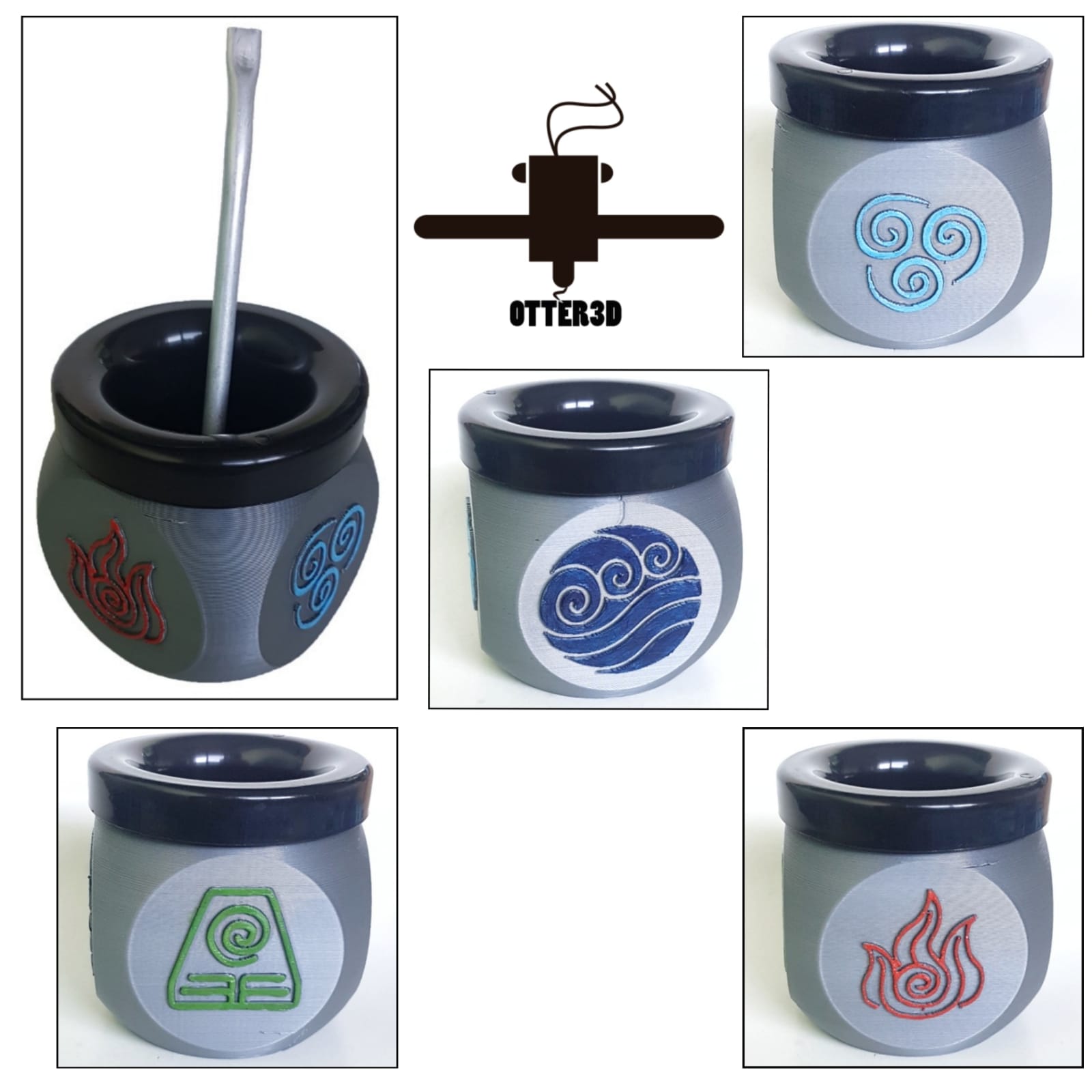 STL file Mate Avatar the last airbender 4 items 🧉 ・3D printable model ...