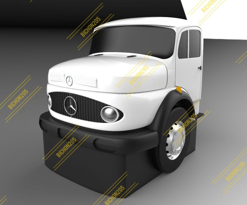 STL file Mercedes Benz 1114 🚗 ・3D printable model to download・Cults