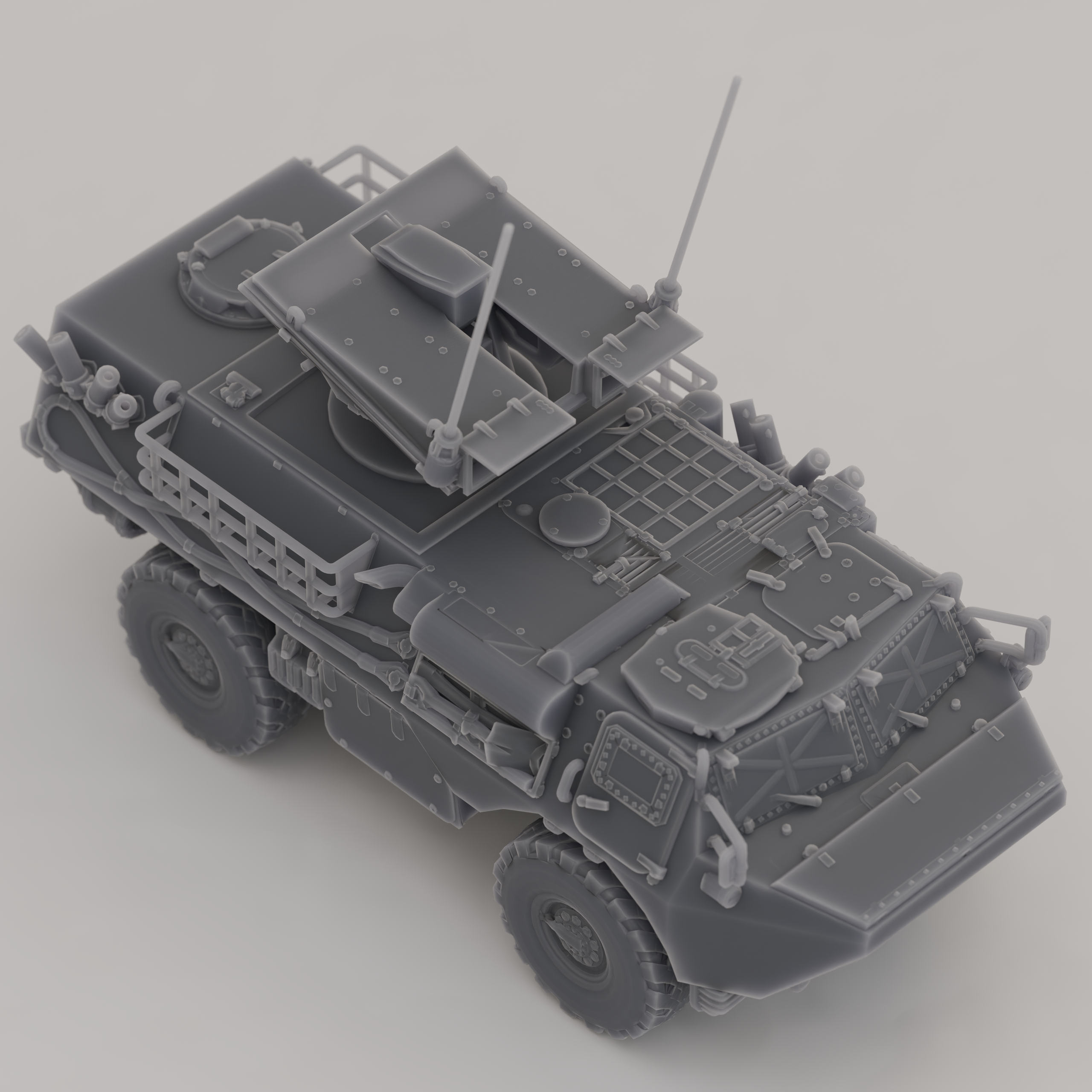 🇫🇷 VAB VCAC Mephisto (TD, France, Cold War, 1982)・ 3D File for 3D ...
