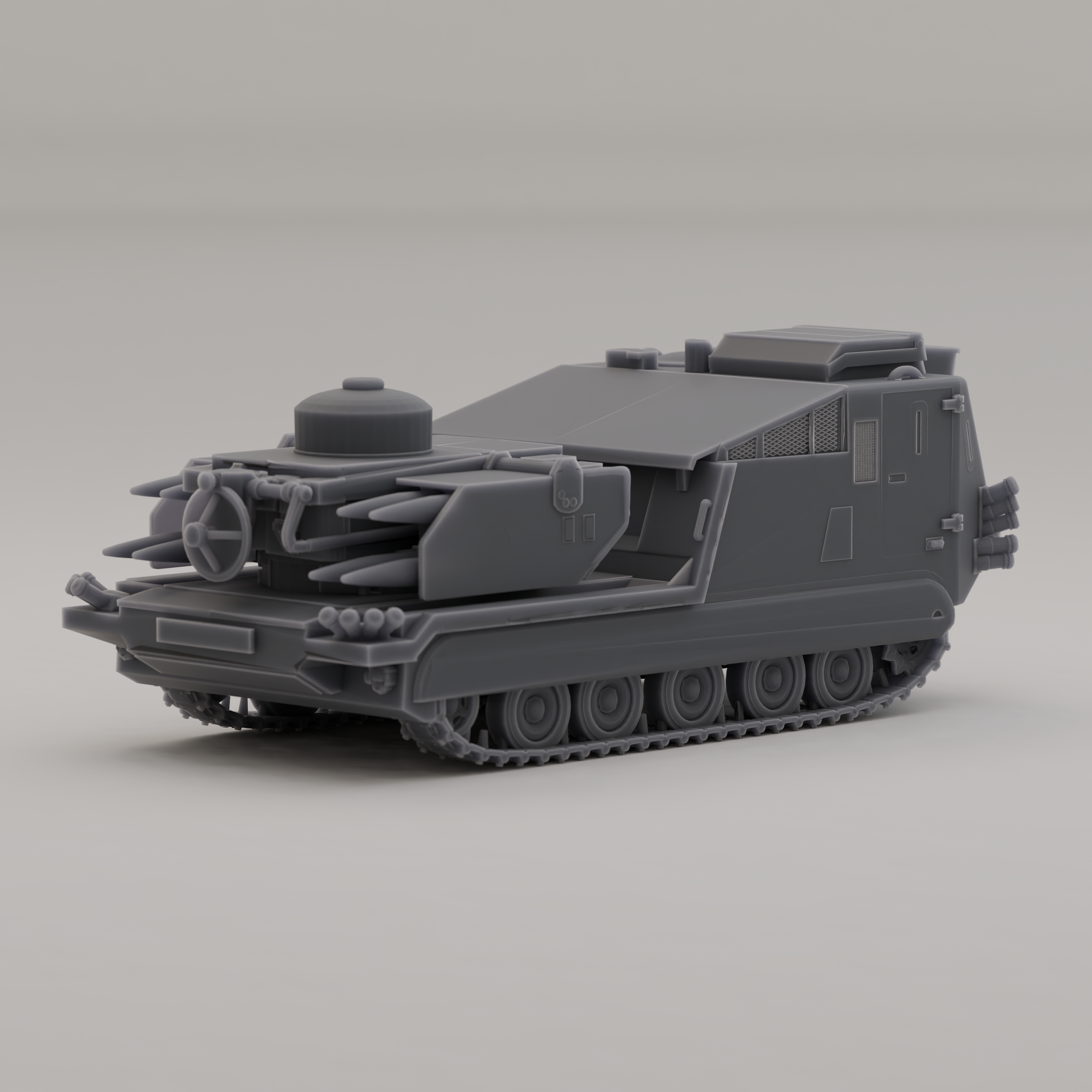 🥶 Tracked Rapier (RCM 748) (SAM, United Kngdom, Cold War, 1983)・ 3D ...