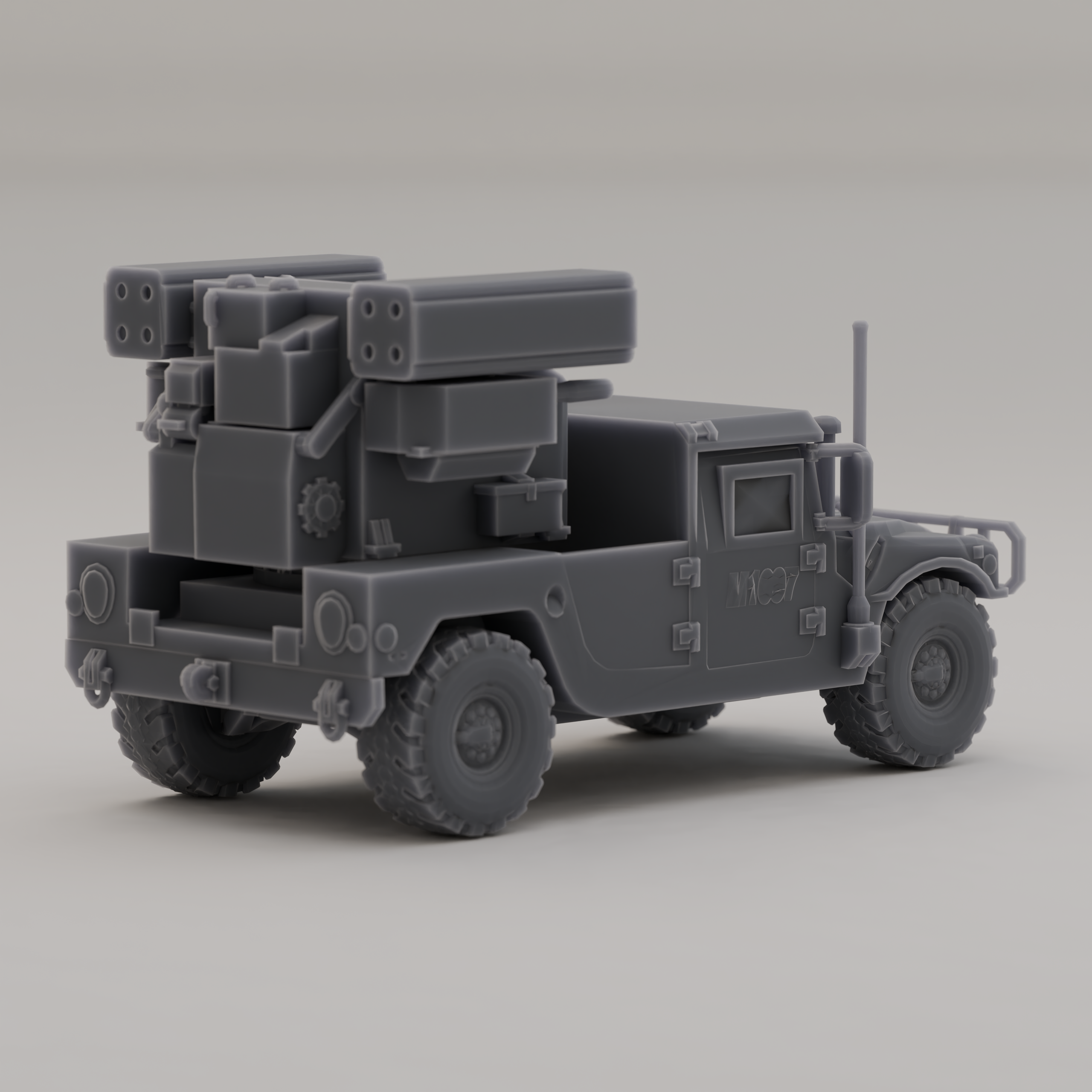 🦸 M1097 - Avenger (SAM, United States, Cold War, 1989)・ 3D File for 3D ...