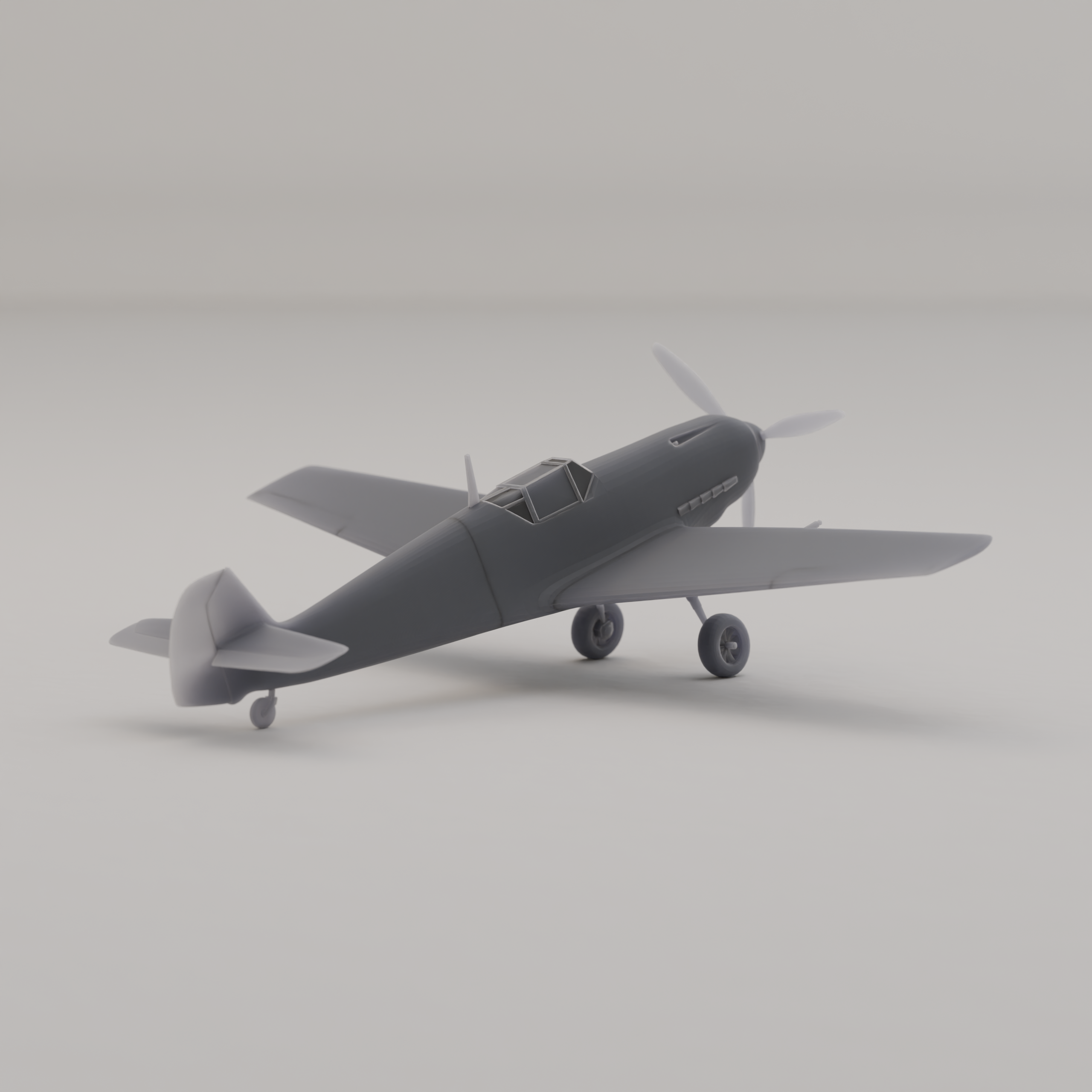 🇩🇪 Messerschmitt Bf 109 (Fighter, Germany, WWII, 1935)・ 3D File for 3D ...