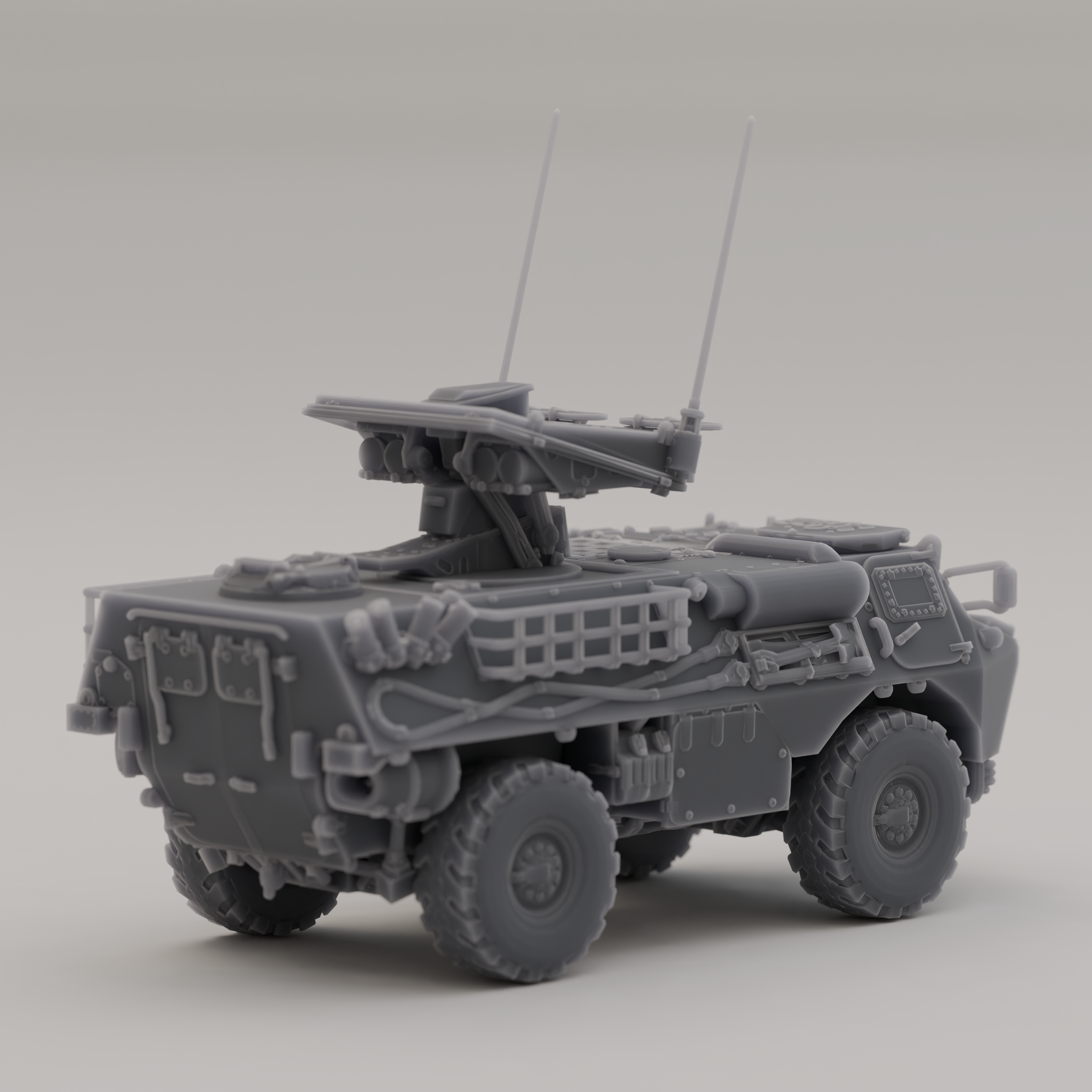 🇫🇷 VAB VCAC Mephisto (TD, France, Cold War, 1982)・ 3D File for 3D ...