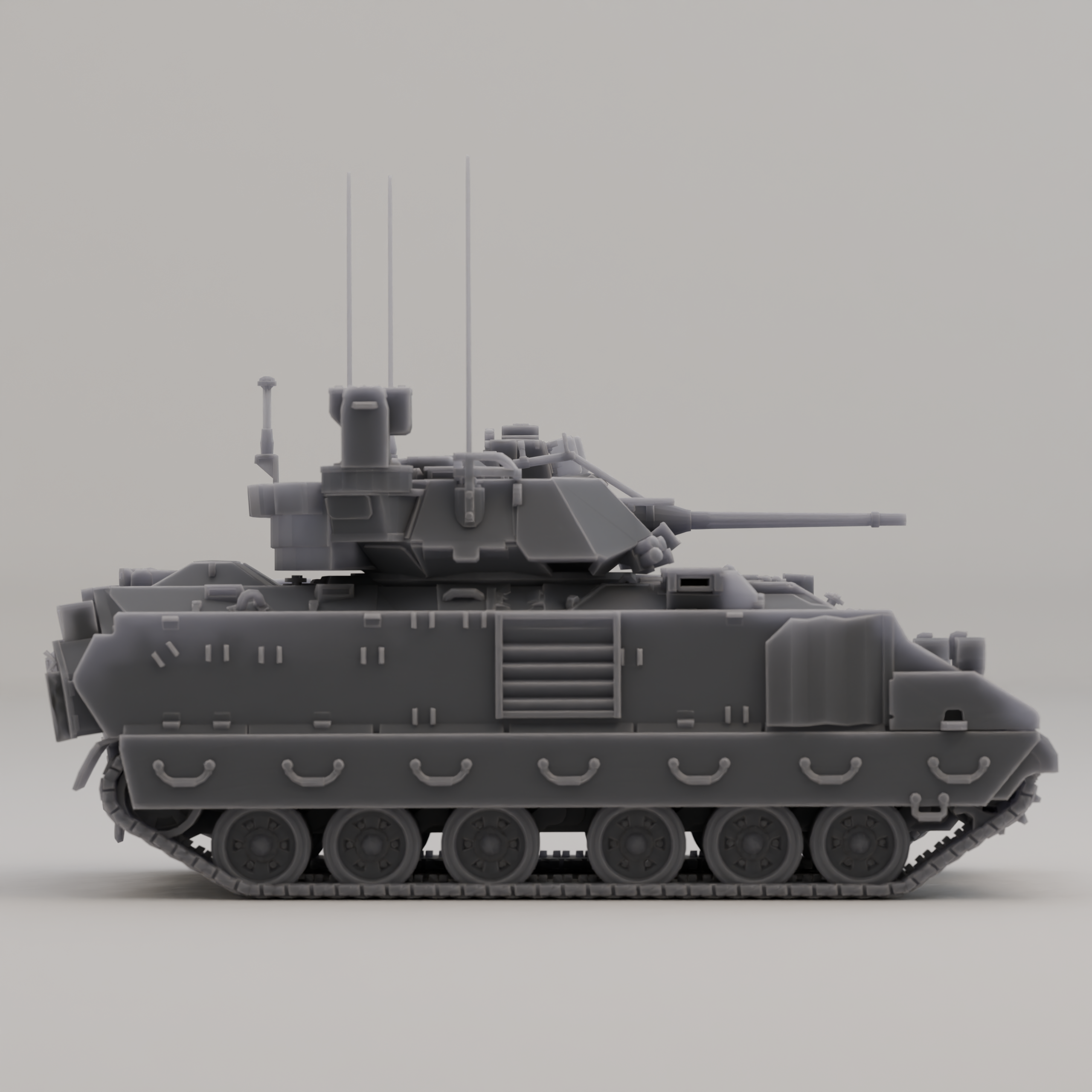 🥶 M2 Bradley (IFV, United States, Cold War, 1981)・ 3D File for 3D ...