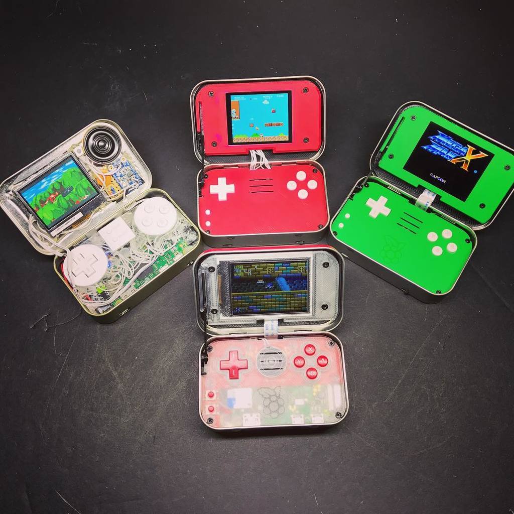 Free 3d File Mintypi Raspberry Pi Gaming Handheld In An Altoids Mint