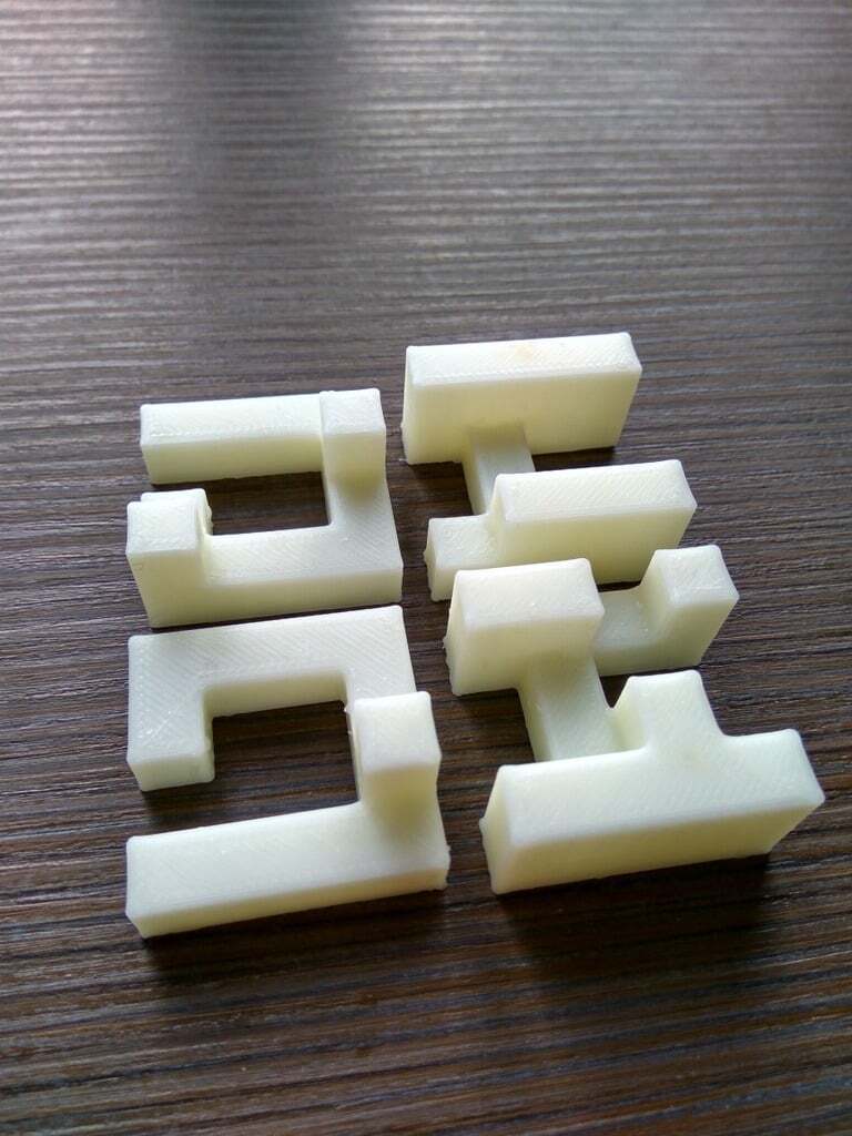 3D printed Printable Interlocking Puzzle #3 - Level 4 by Bram Cohen・Cults