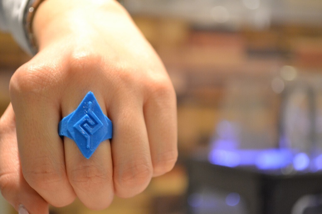 Free STL file Mayan Triangles Ring 💍 ・3D printer model to download・Cults