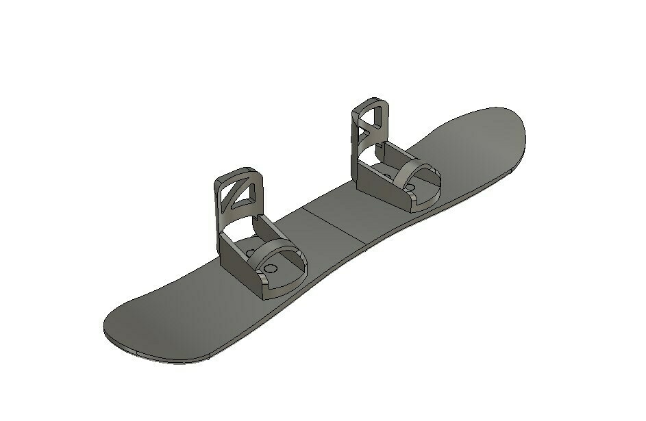 STL file Snowboard 1/10 🏂 ・3D printer design to download・Cults