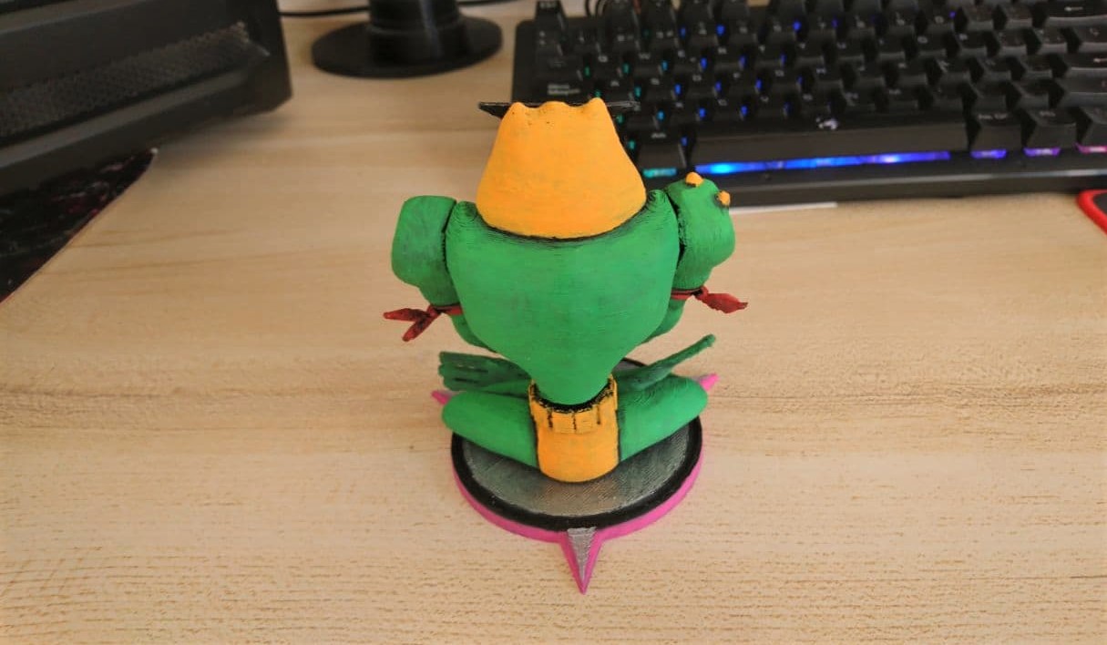 3D file Rash Battletoads Meditating -Cell Phone Holder 📞 ・Model to ...