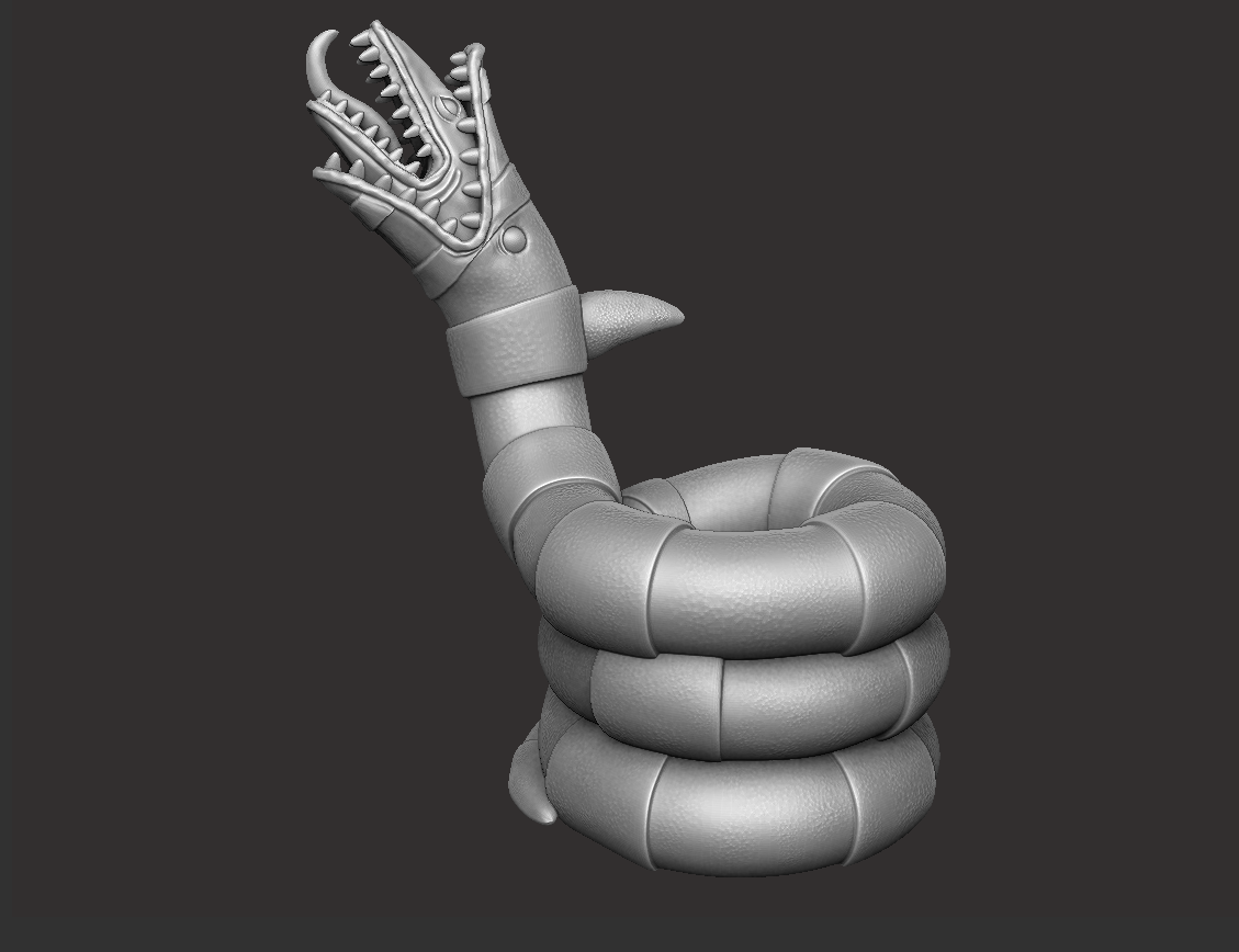🖊️ Beetlejuice Sandworm - Pen Holde・ 3D File for 3D printing・Cults