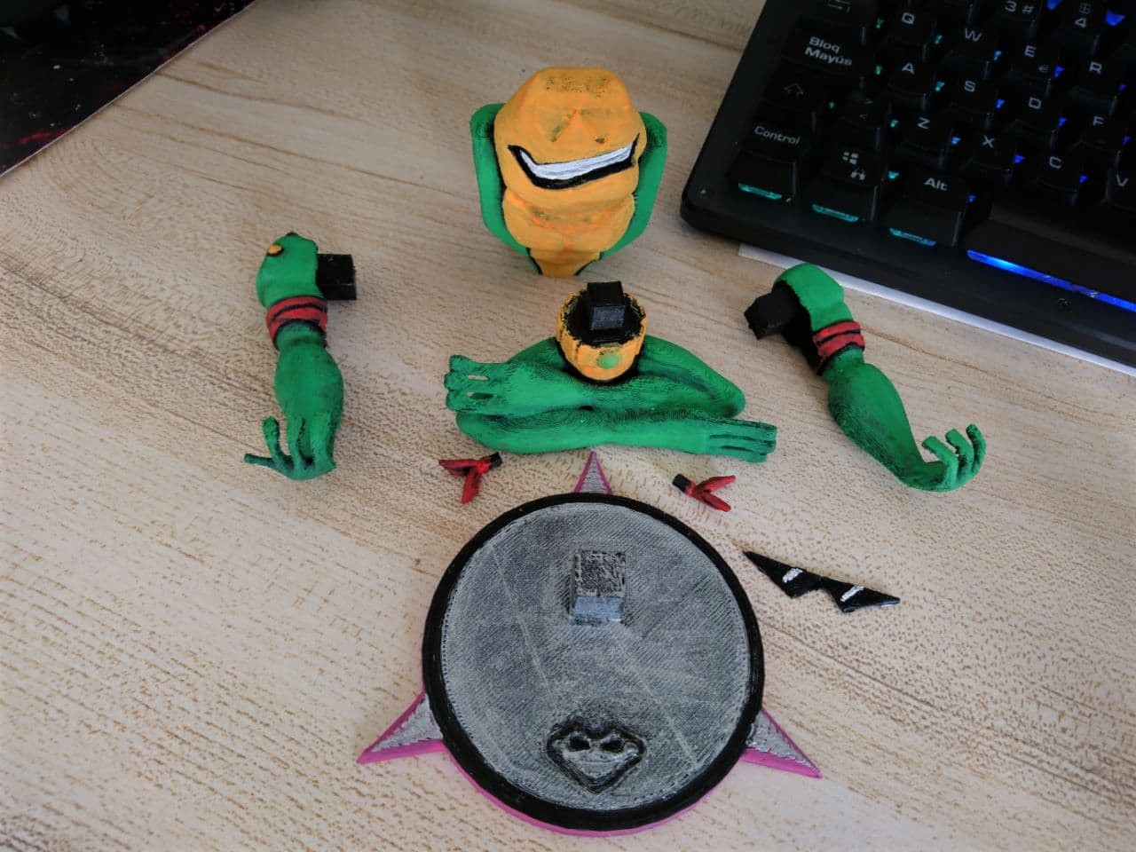 3D file Rash Battletoads Meditating -Cell Phone Holder 📞 ・Model to ...