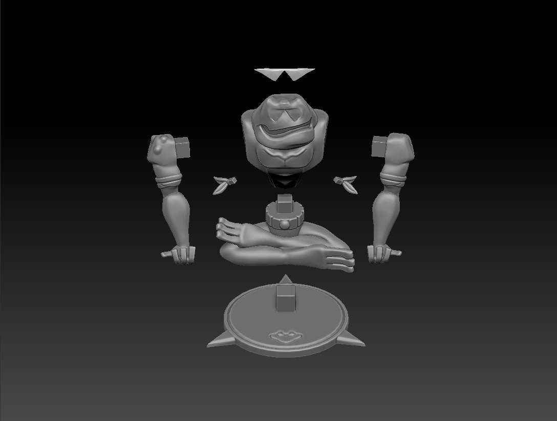 3D file Rash Battletoads Meditating -Cell Phone Holder 📞 ・Model to ...