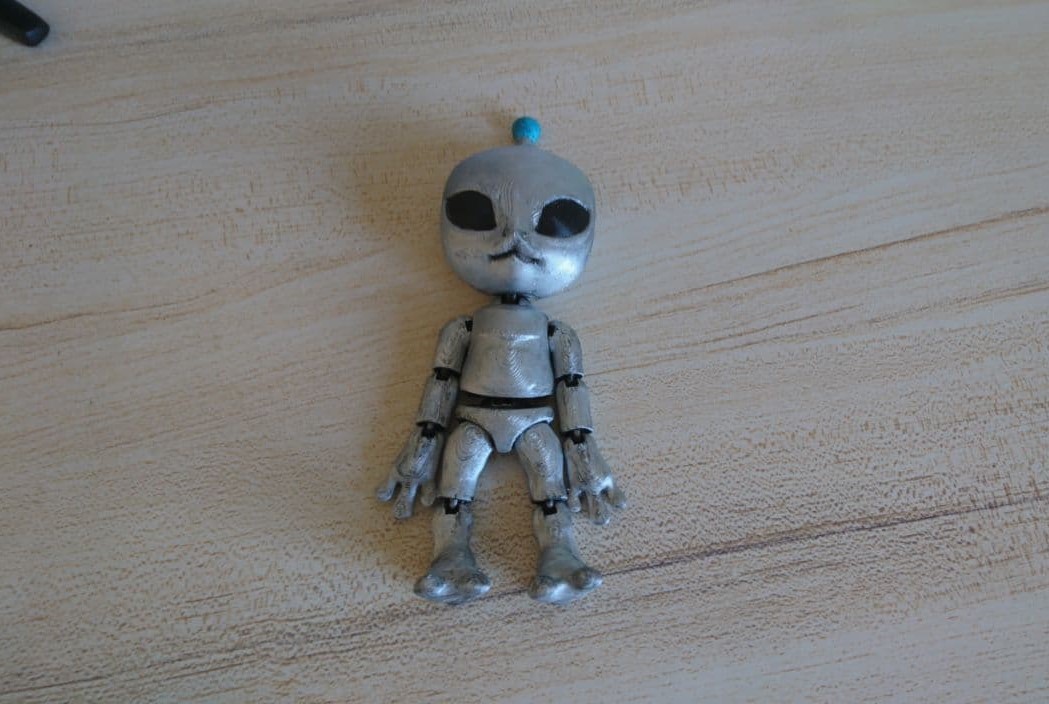 👽 Big Little Alien - FLEXI・ STL File for 3D printing・Cults