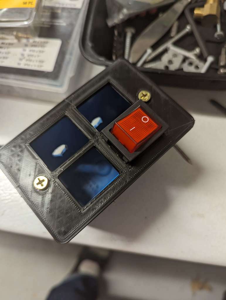 📦 Rocker Switch KCD2 Outlet Cover Electrical box・Free 3D File for ・Cults