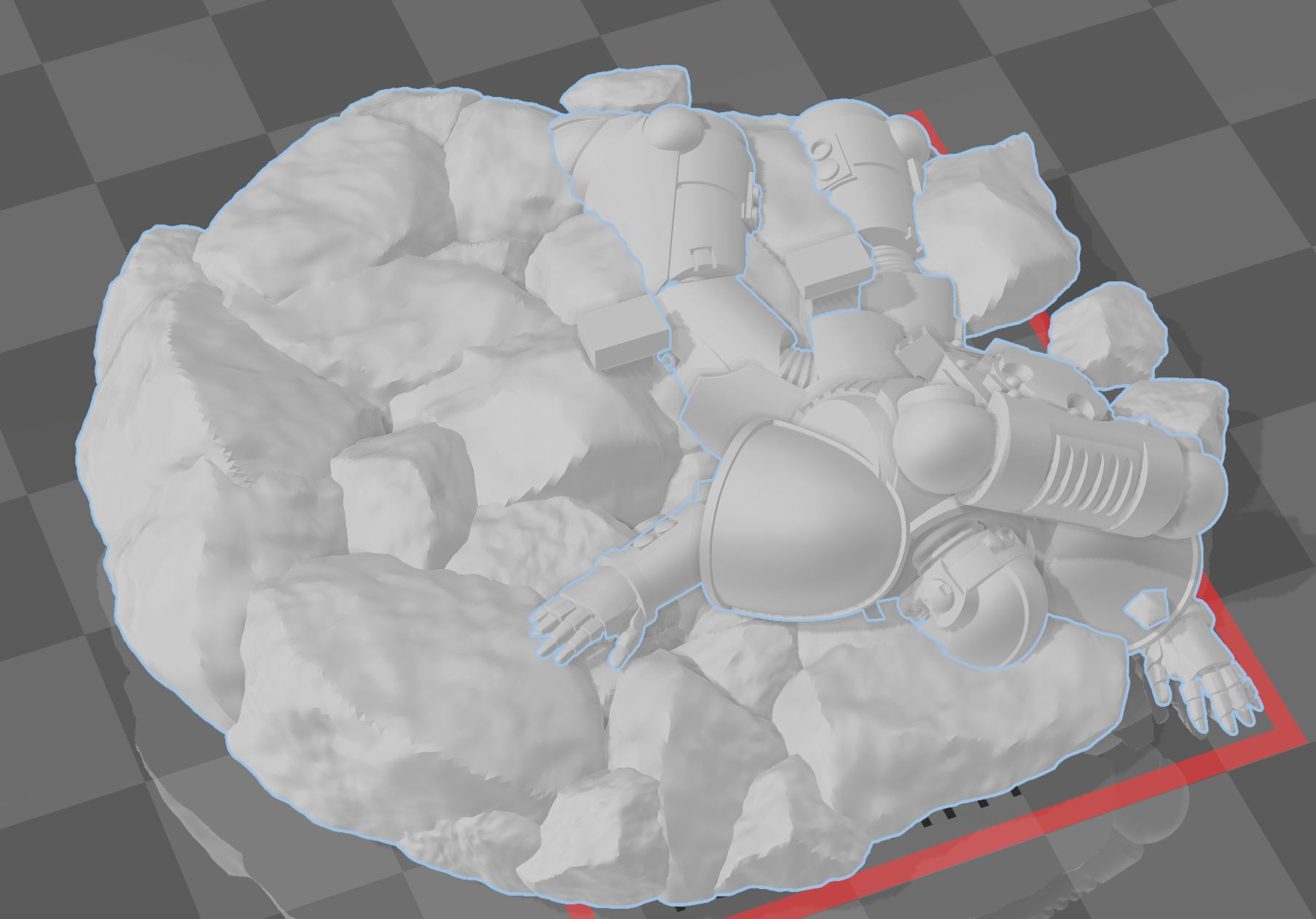 😵 60mm base toppers with dead things・Free STL File for ・Cults