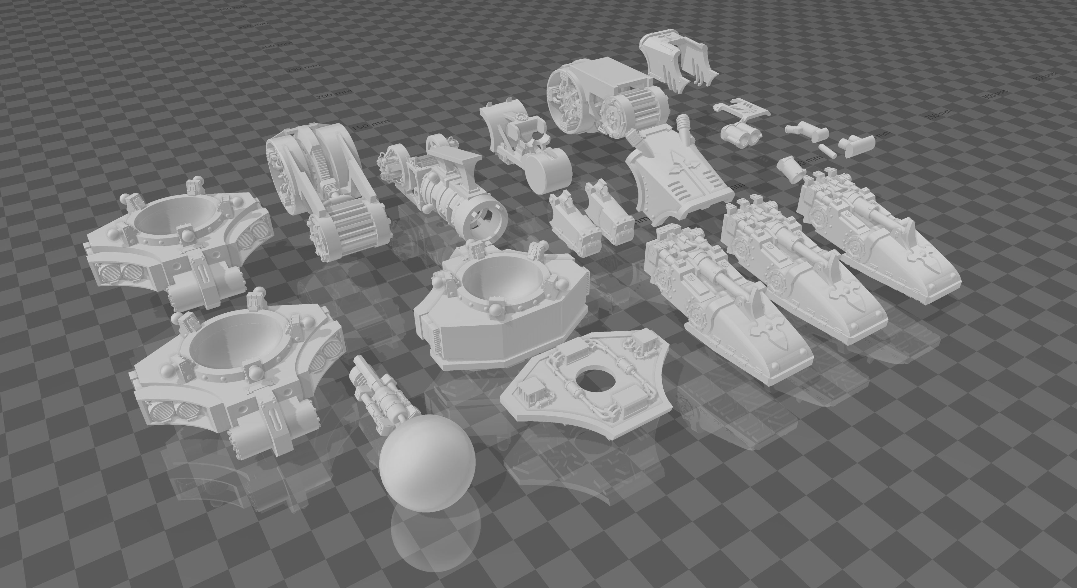 🐕 alternate legs for titanic battle dog・ STL File for ・Cults