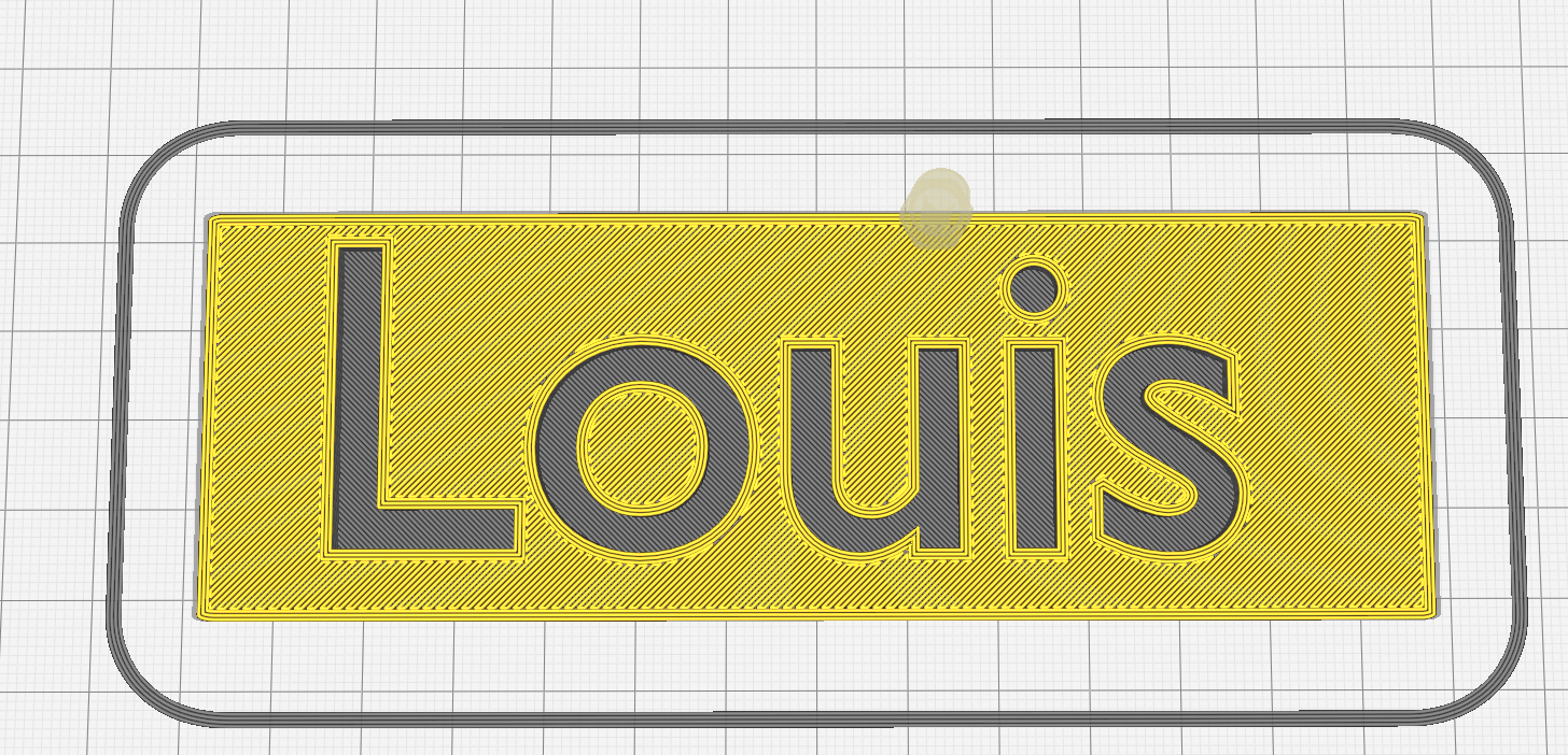 Fichier STL Prenom Louis 🧒 ・Plan pour imprimante 3D à télécharger・Cults