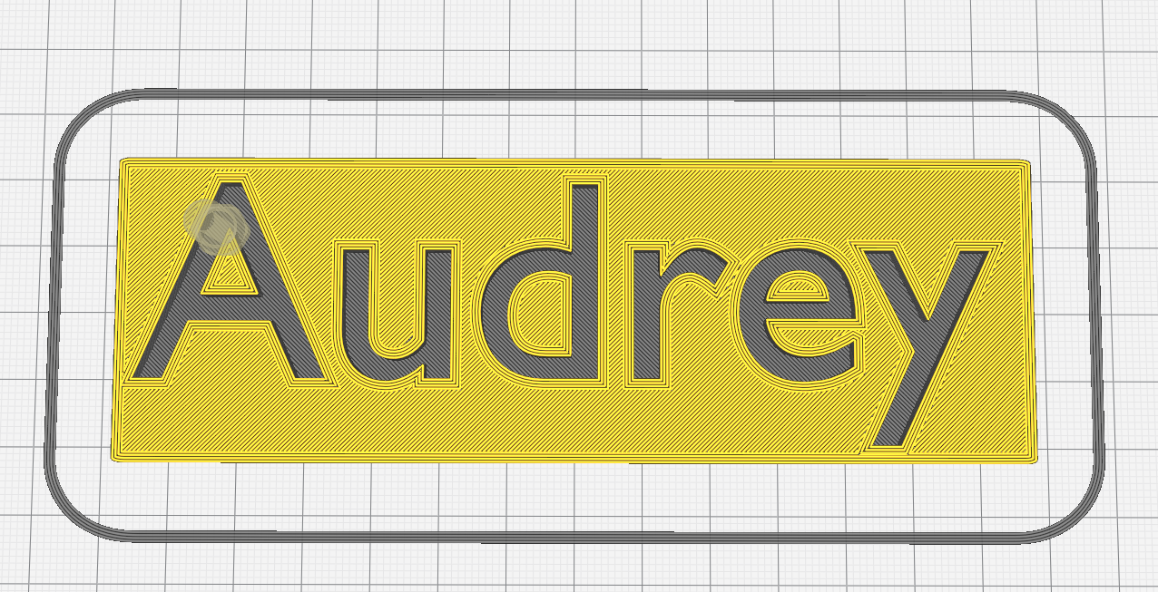 Fichier STL Prenom Audrey 🧒 ・Design pour impression 3D à télécharger・Cults