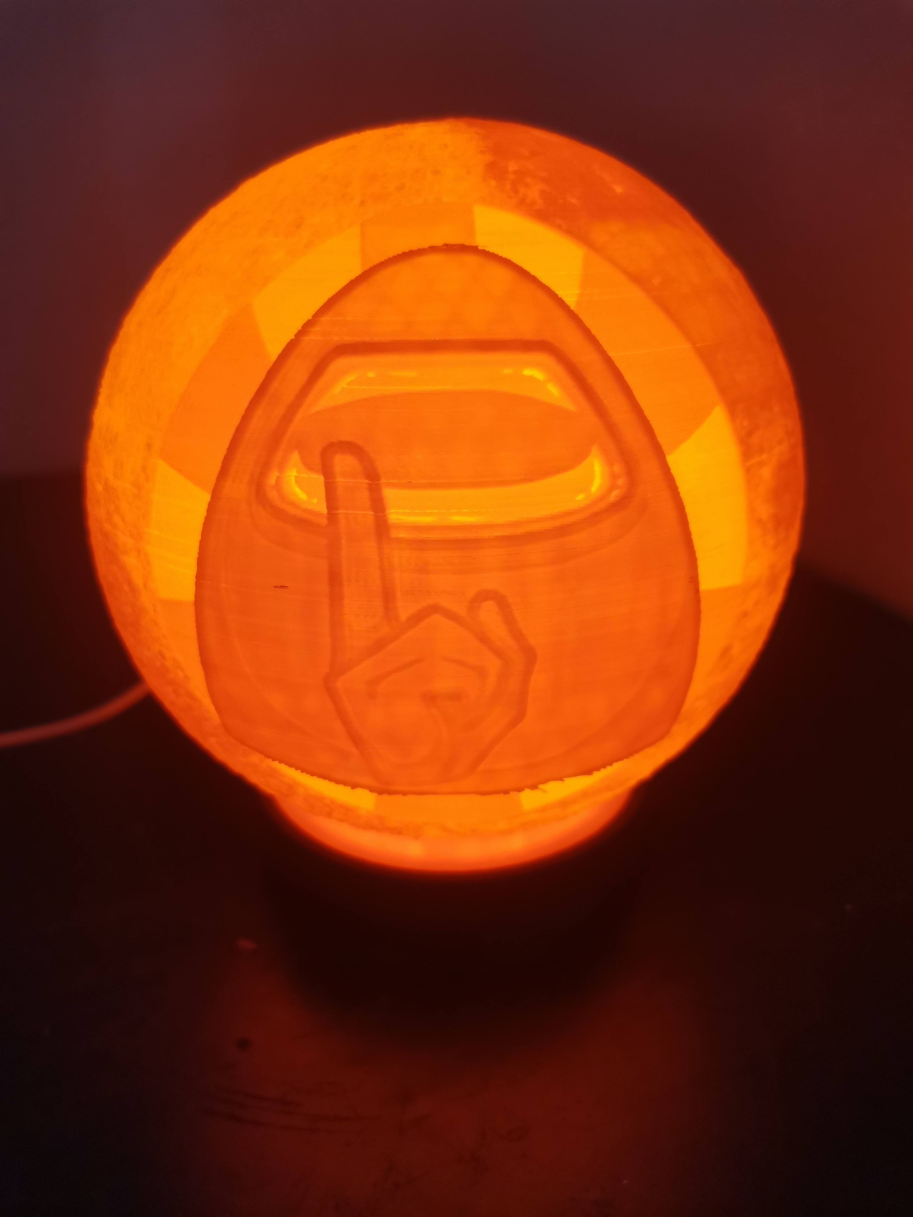 STL file Among Us Moonlamp 🔦・3D printer design to download・Cults