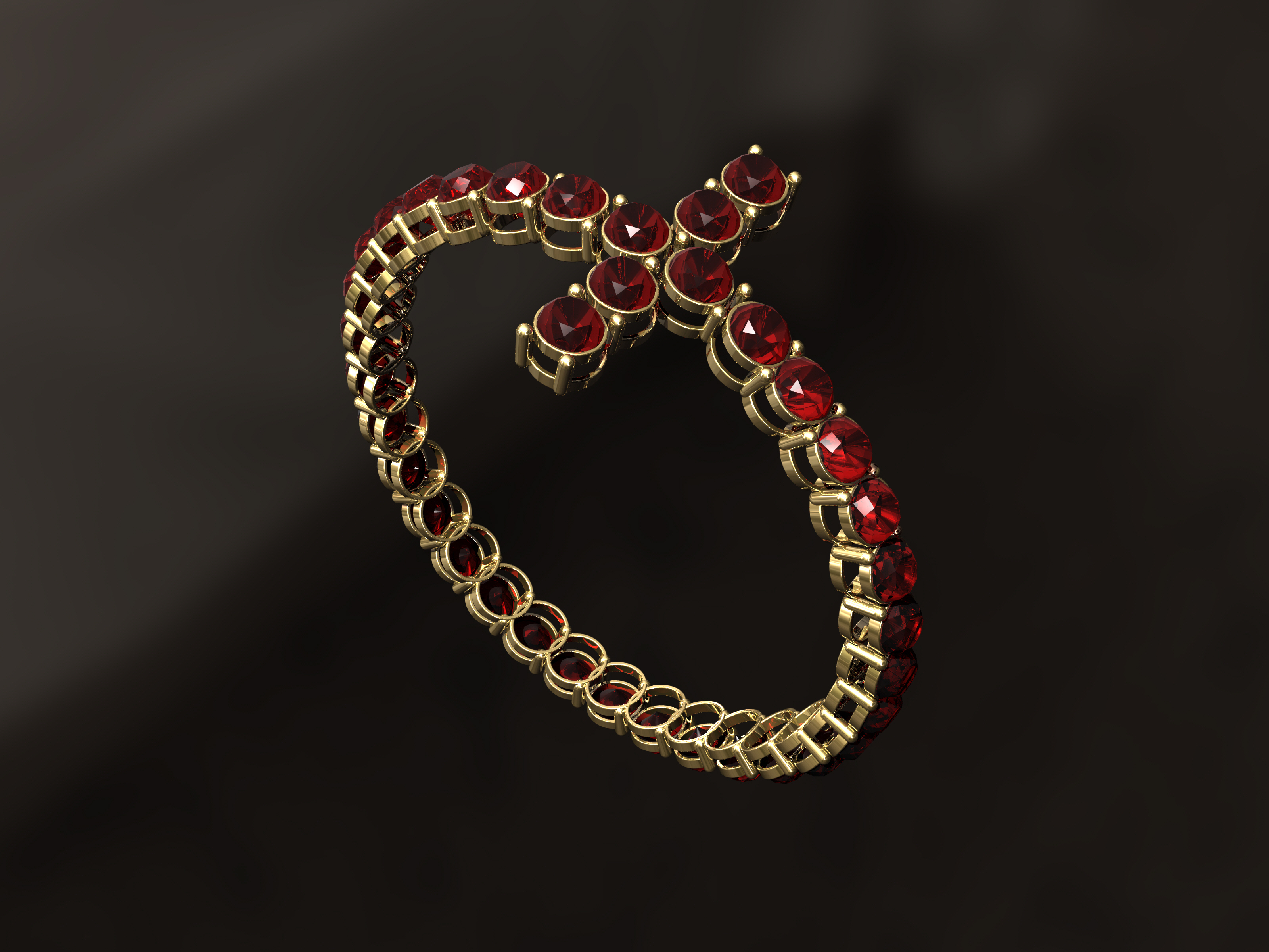 STL file Cross Diamonds in pendants Ring (OBJ)・Design to download and ...