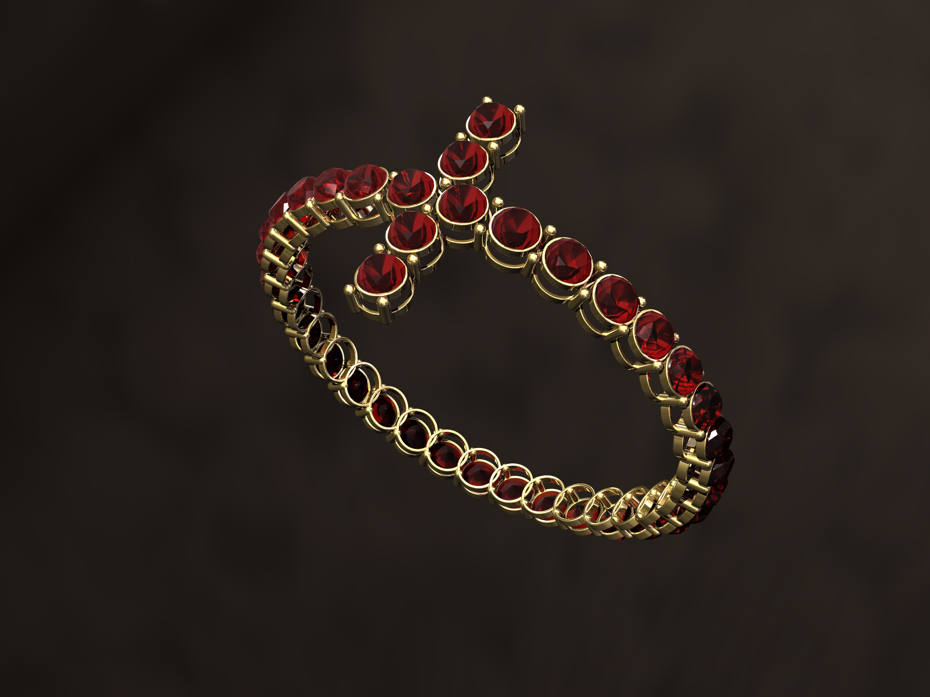 STL file Cross Diamonds in pendants Ring (OBJ)・Design to download and ...