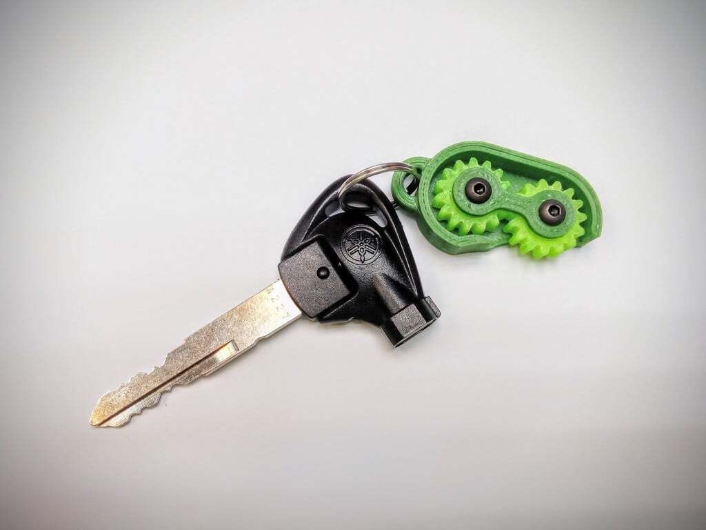 3D printing Fidget Gear Keyring Mini・Cults
