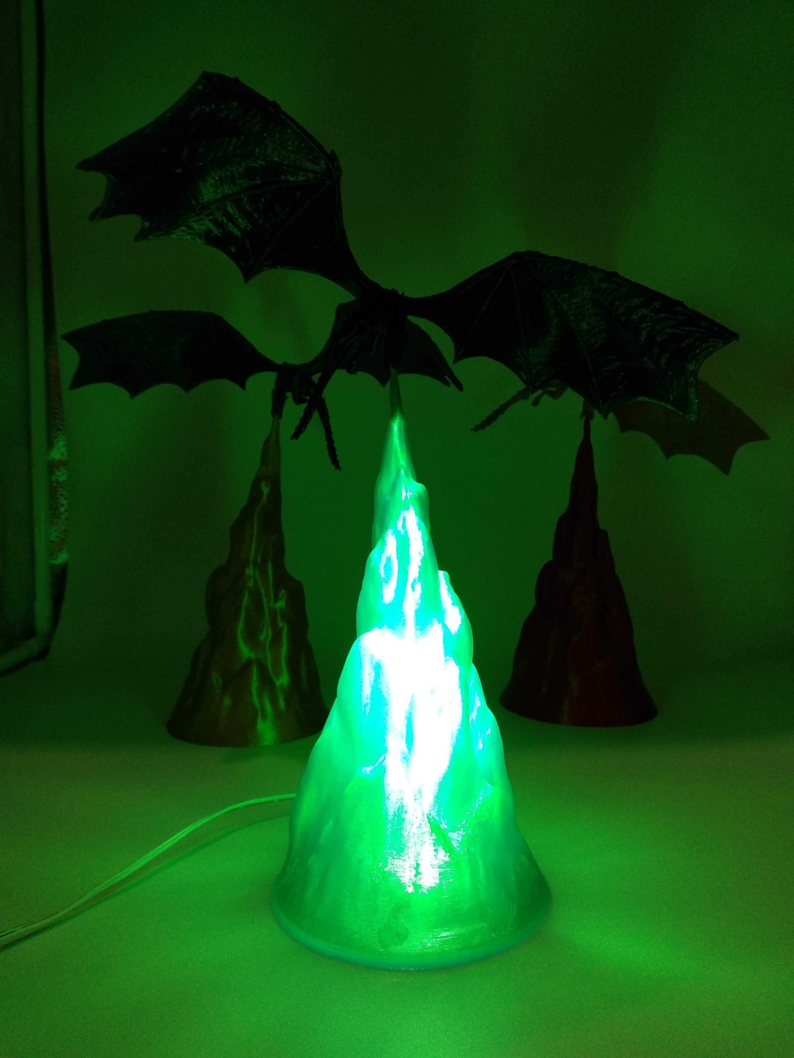 3D print Dragon GoT Lamp • made with Prusa I2・Cults