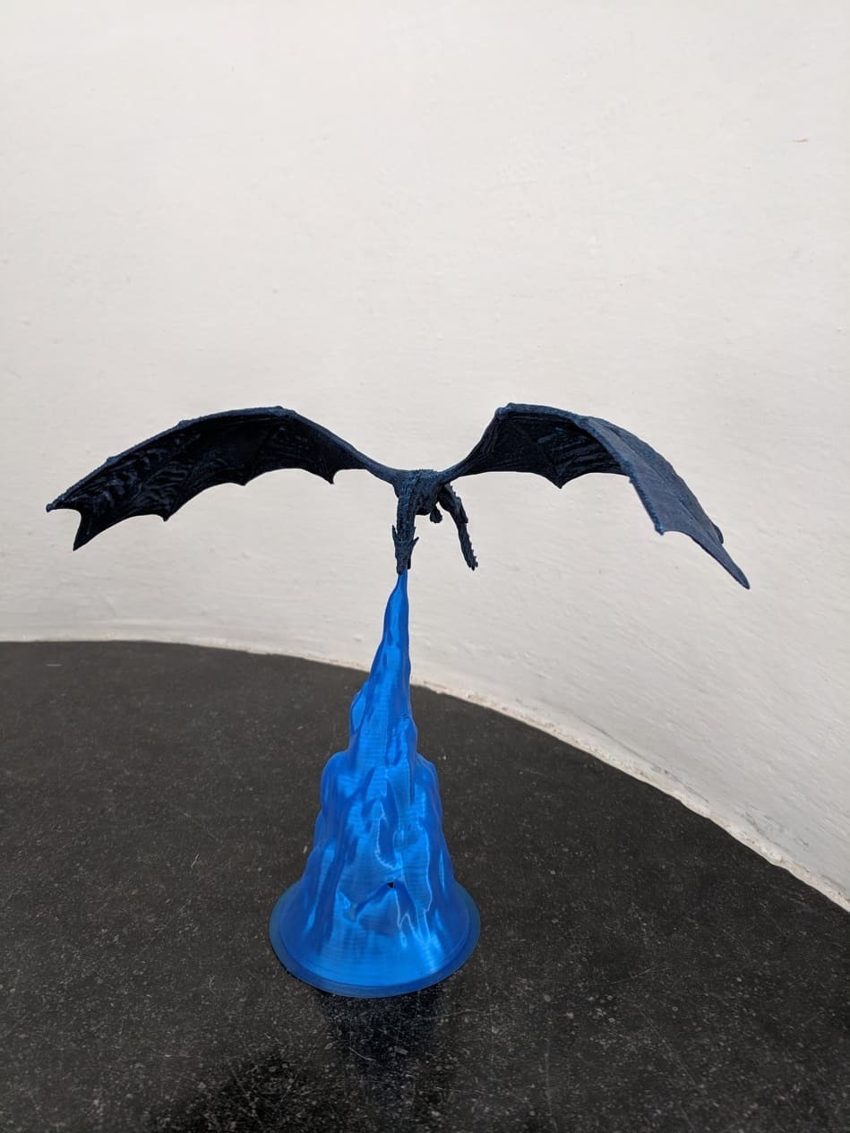 3D print Dragon GoT Lamp • made with Prusa I2,5・Cults