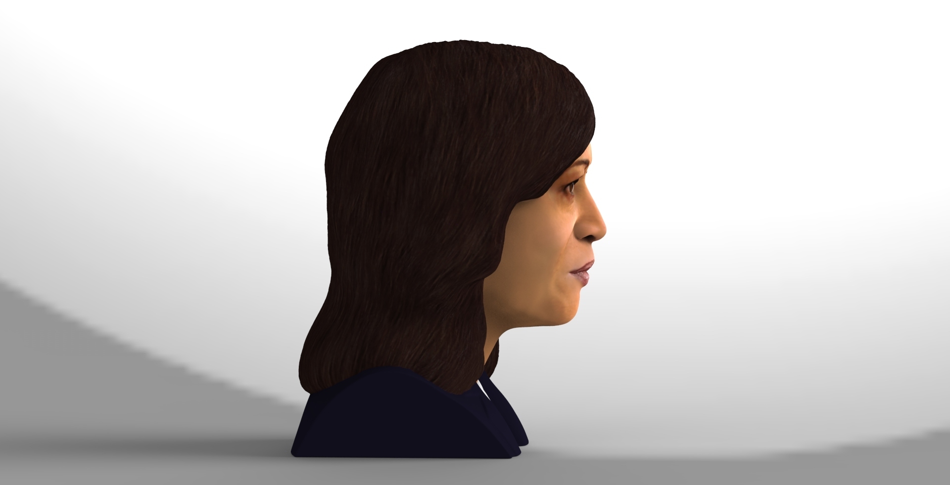 3D file Kamala Harris bust ready for full color 3D printing 👤 ・3D ...