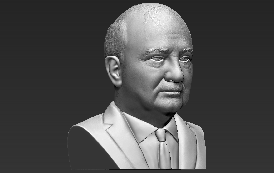 3D file Mikhail Gorbachev bust 3D printing ready stl obj formats 👤 ・3D ...