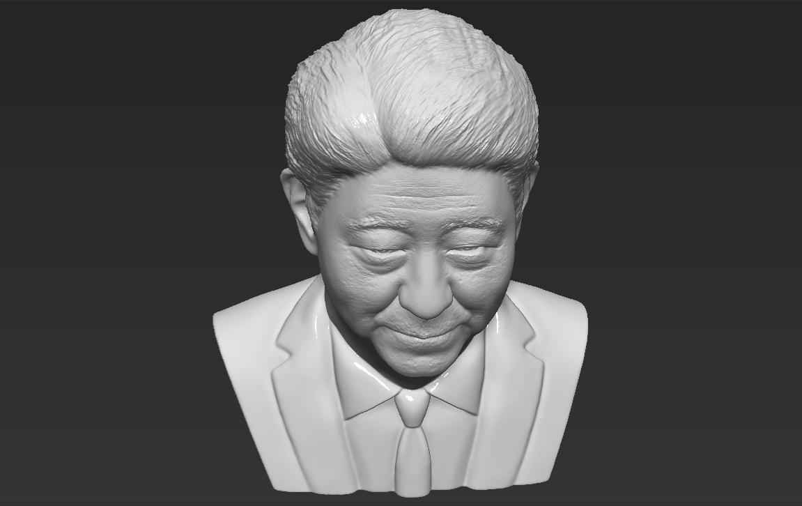 3D file Shinzo Abe bust 3D printing ready stl obj formats 👤 ・Template ...