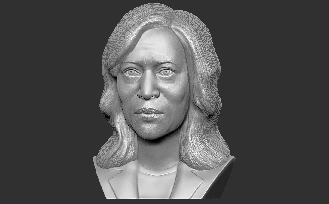3D file Kamala Harris bust 3D printing ready stl obj formats 👤 ・3D ...