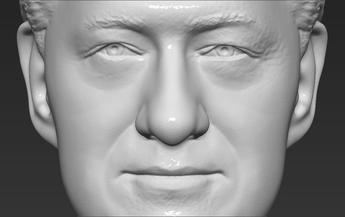 3D file President Bill Clinton bust 3D printing ready stl obj formats 👤 ...