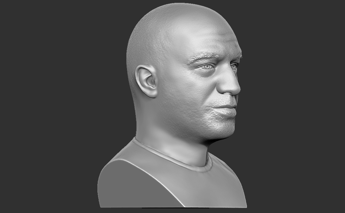 OBJ file Joe Rogan bust for 3D printing 👤 ・3D print design to download ...