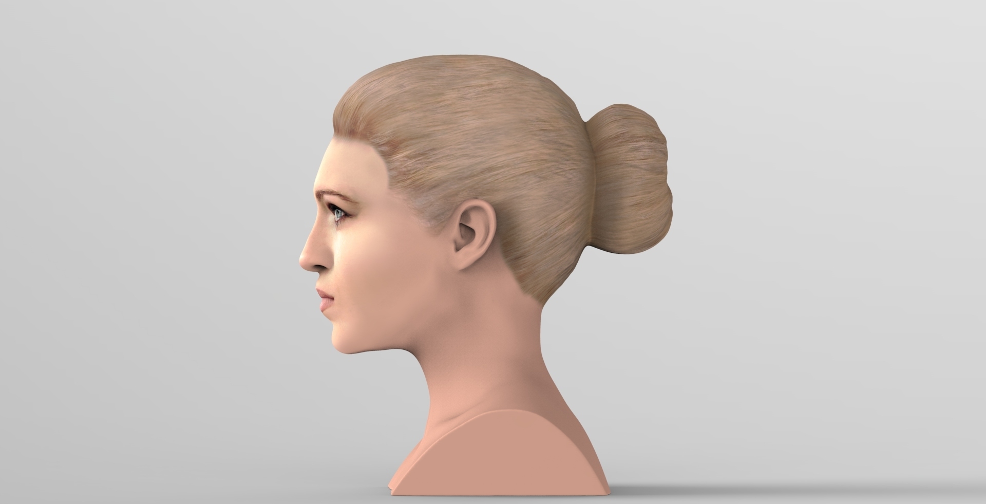 STL file Beautiful woman bust ready for full color 3D printing TYPE 2 👩 ...