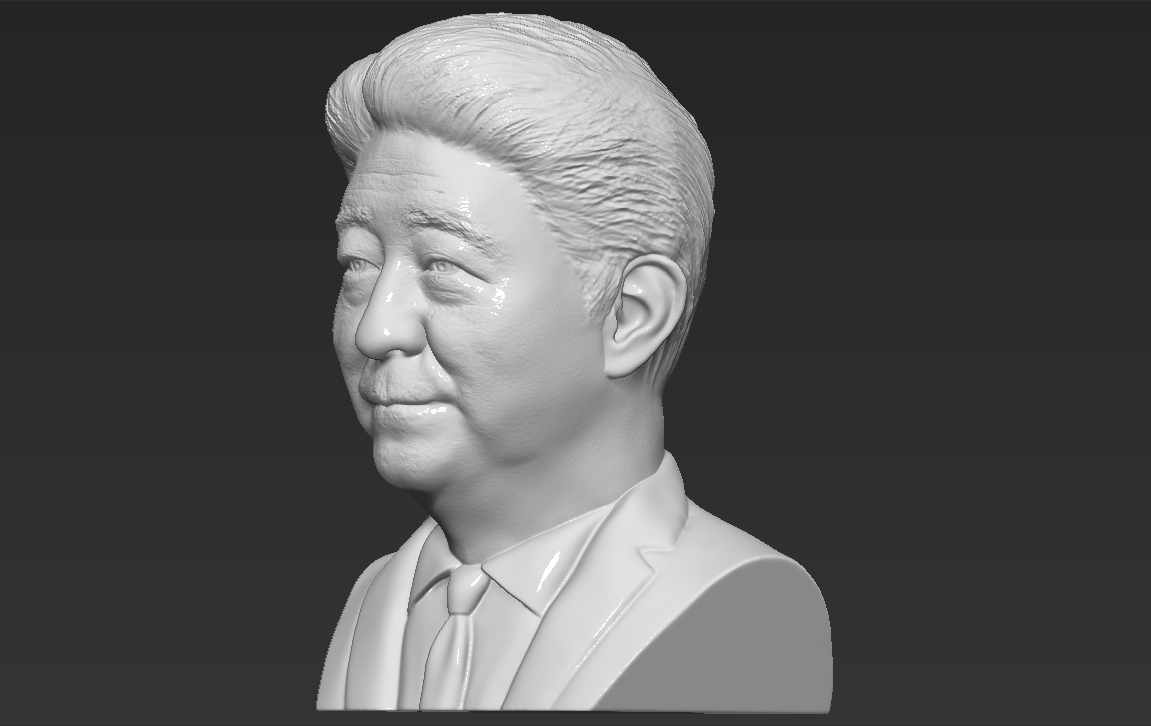 3D file Shinzo Abe bust 3D printing ready stl obj formats 👤 ・Template ...