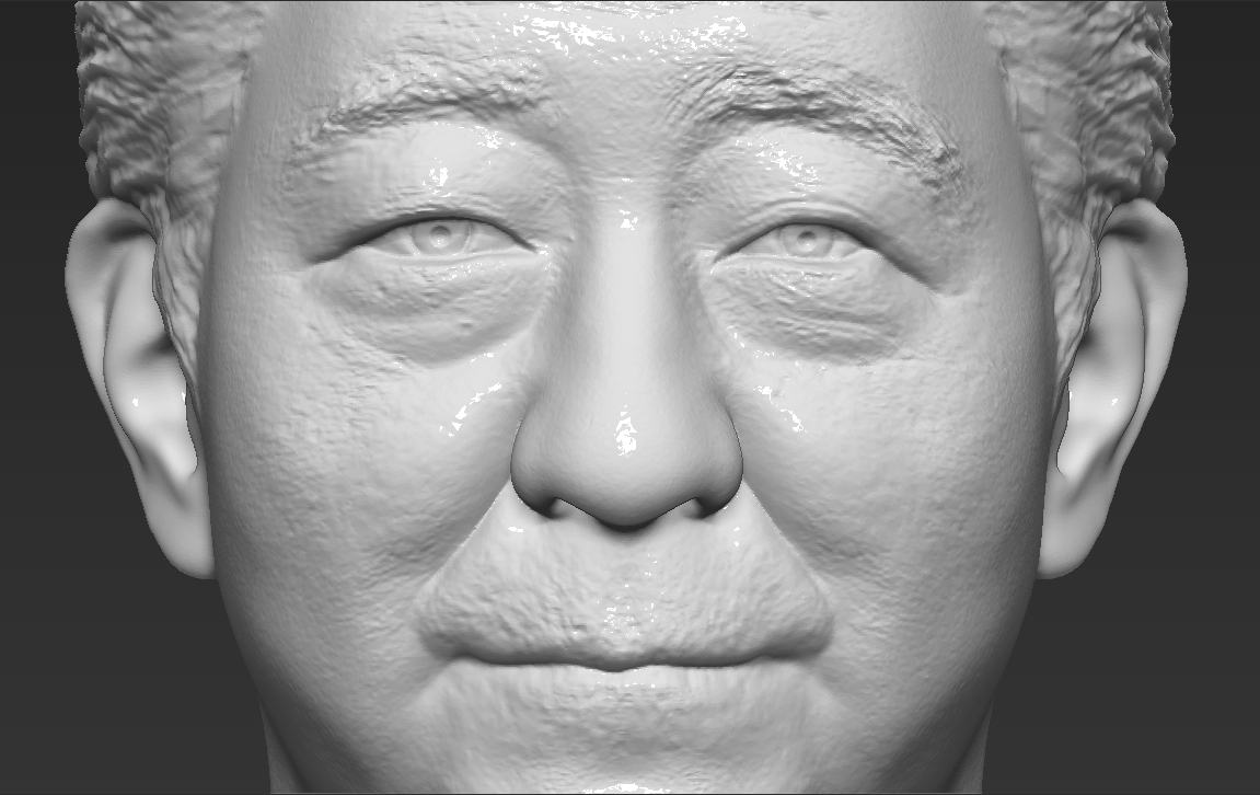 3D file Shinzo Abe bust 3D printing ready stl obj formats 👤 ・Template ...