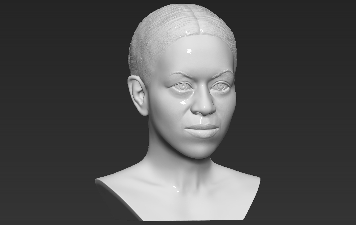 Файл 3D Michelle Obama bust 3D printing ready stl obj formats 👤 ・3D ...