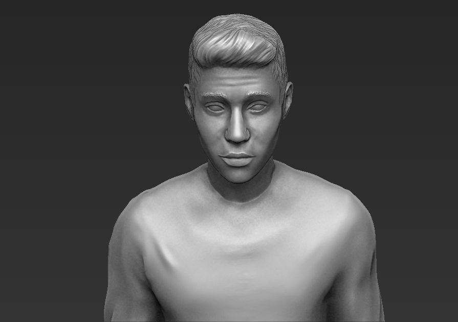 Fichier STL Justin Bieber 3D printing ready stl obj 🎨 ・Design pour ...