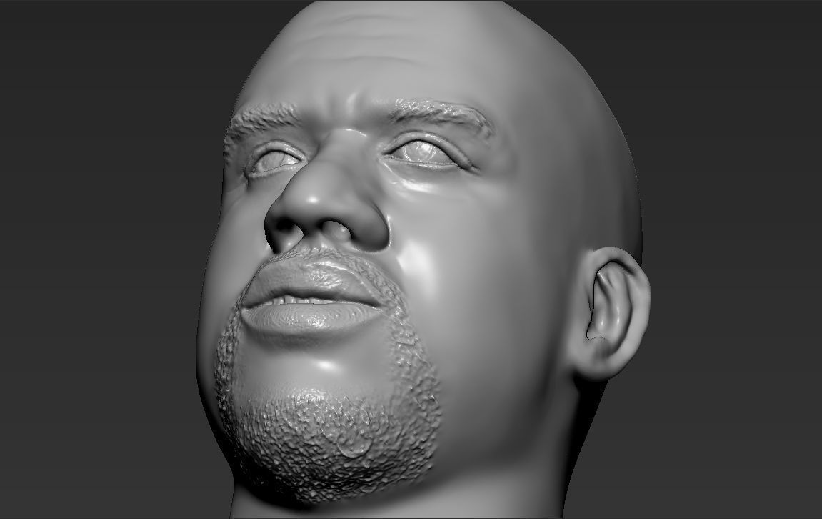 STL file Shaq ONeal bust 3D printing ready stl obj 👤 ・3D printer model ...