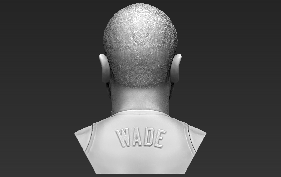 Файл 3D Dwyane Wade bust 3D printing ready stl obj formats 👤 ・Дизайн 3D ...