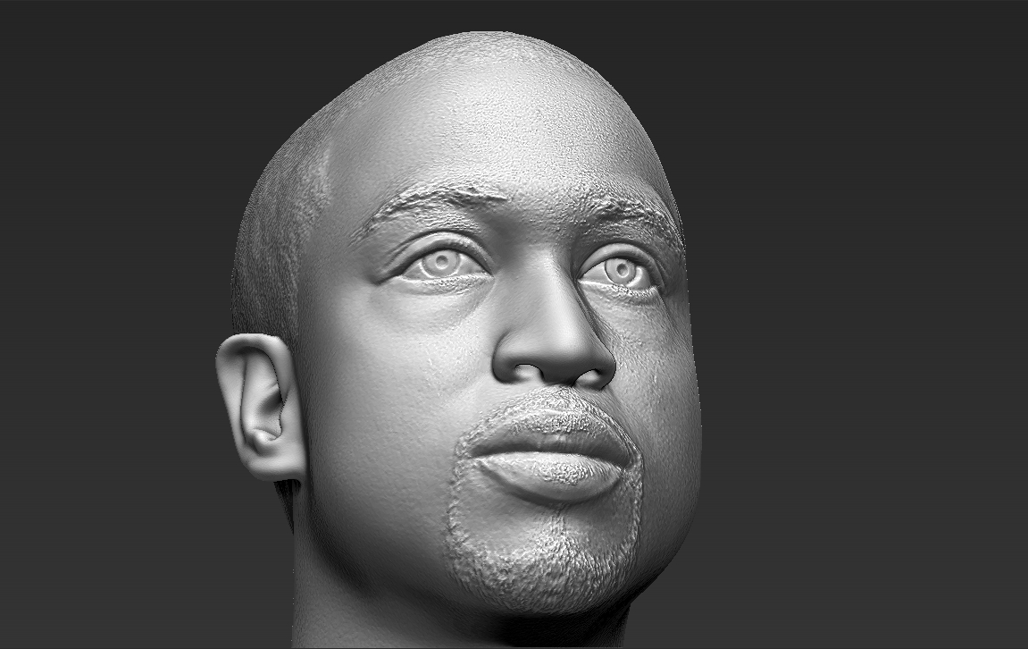 Файл 3D Dwyane Wade bust 3D printing ready stl obj formats 👤 ・Дизайн 3D ...