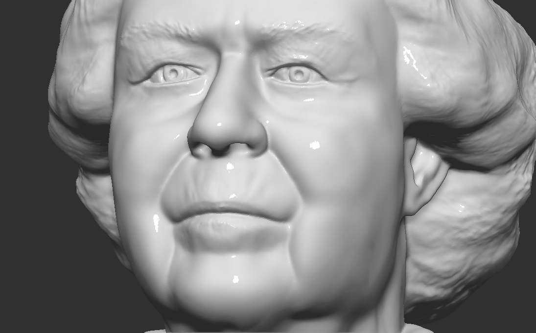 STL file Queen Elizabeth II bust 3D printing ready stl obj 👸 (OBJ)・3D ...