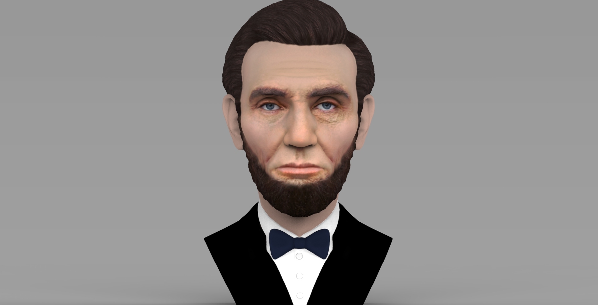 3D file Abraham Lincoln bust ready for full color 3D printing 👤 ・3D ...