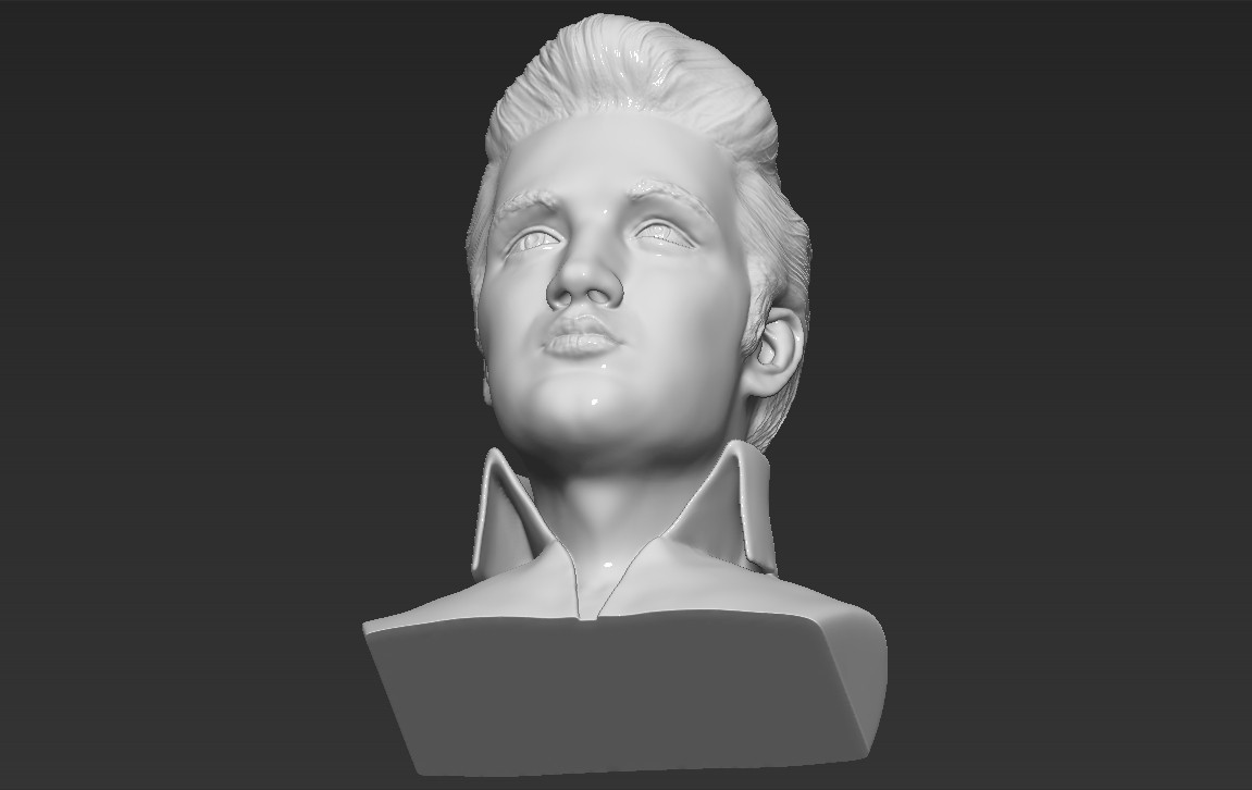 arquivo 3D Elvis Presley bust 3D printing ready stl obj 👤 ・Modelo para ...