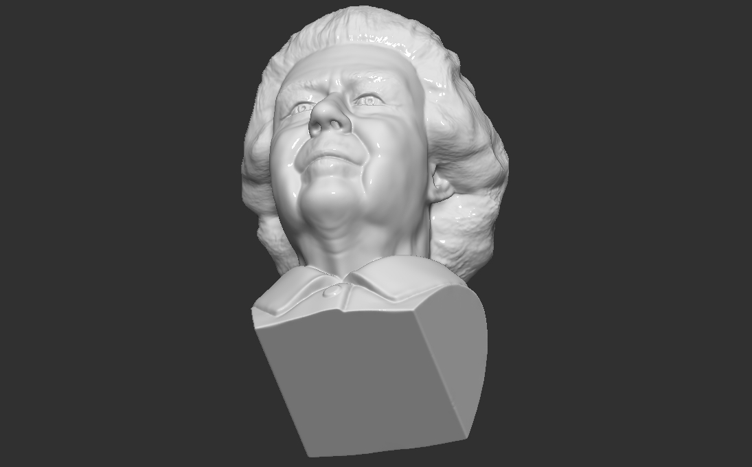 STL file Queen Elizabeth II bust 3D printing ready stl obj 👸 (OBJ)・3D ...